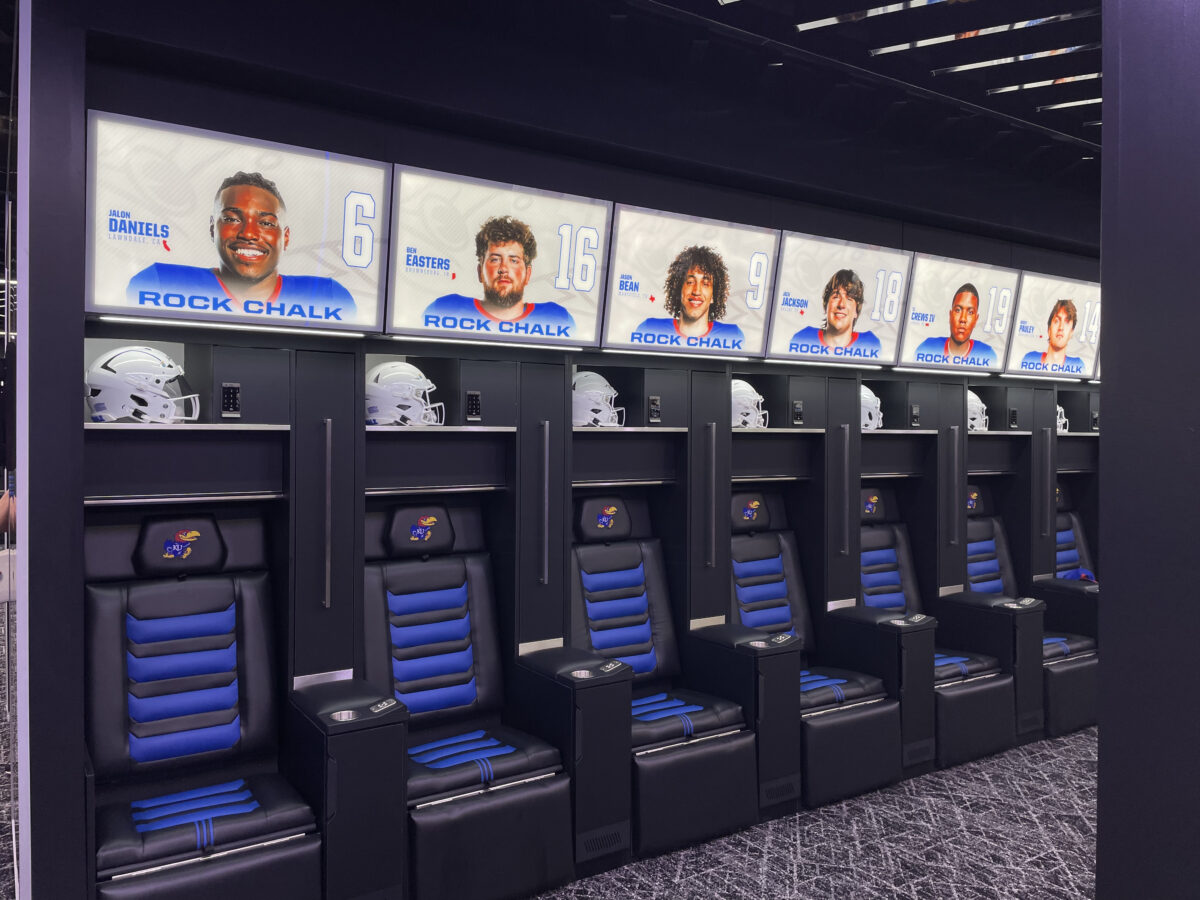 KU football opens new locker room, weight room - KU Sports